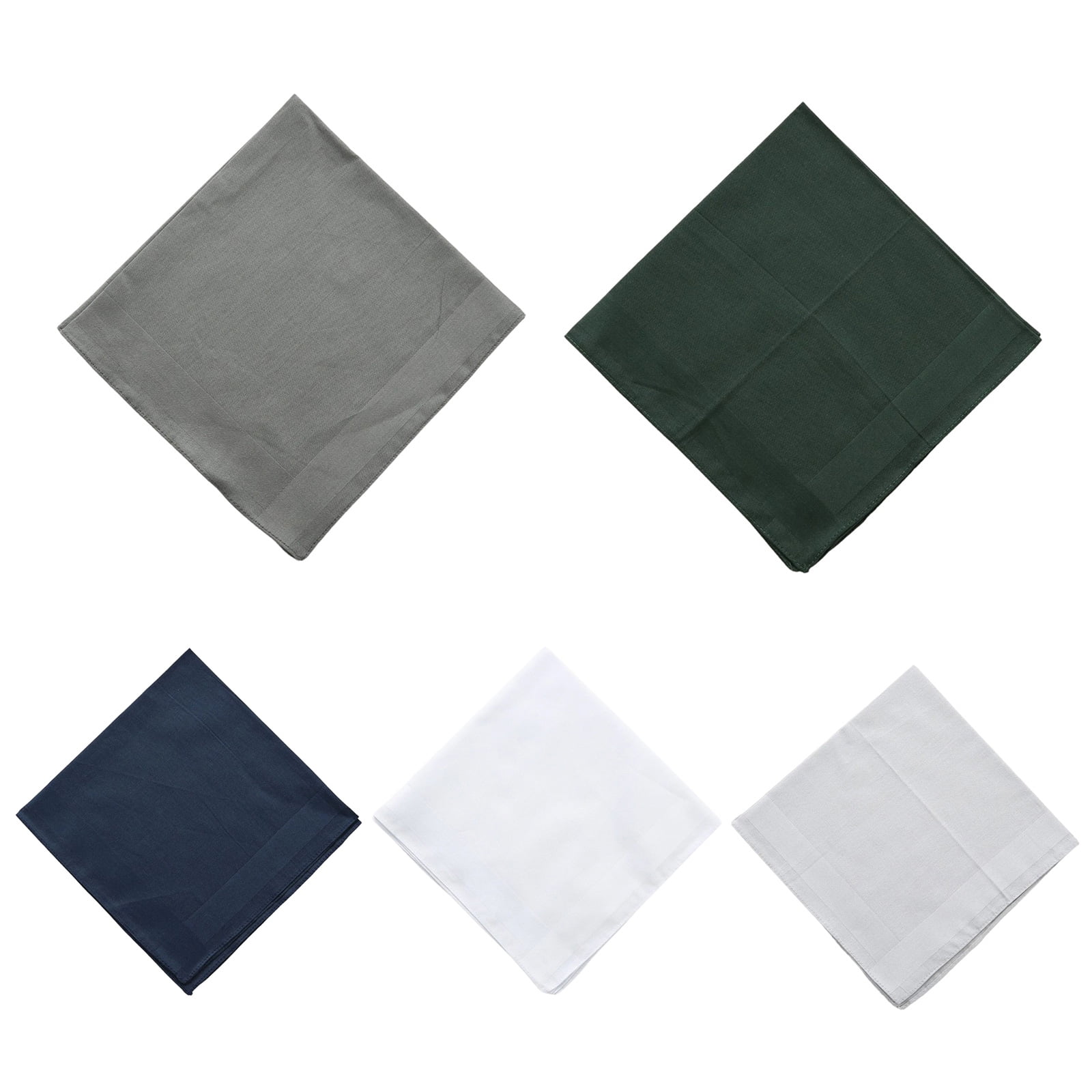 Absorbent Handkerchiefs Cotton Square Towel Kerchief Men Plain ...