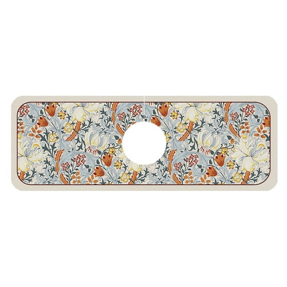 Absorbent Microfiber Kitchen Drying Mat - Multi-Functional Countertop ...
