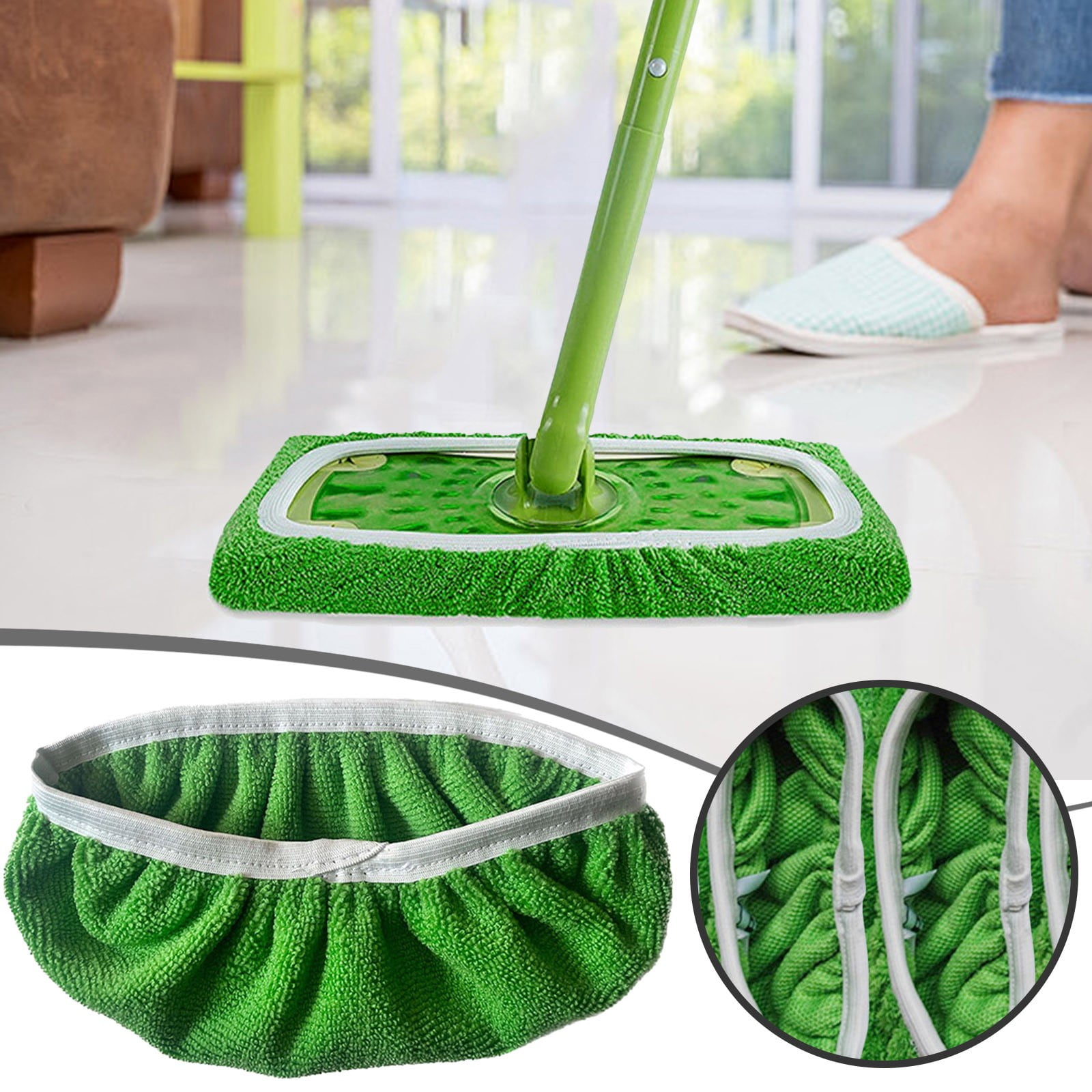 High Absorbency Mop Cloth for Household Use - Flat Mop Cloth ...