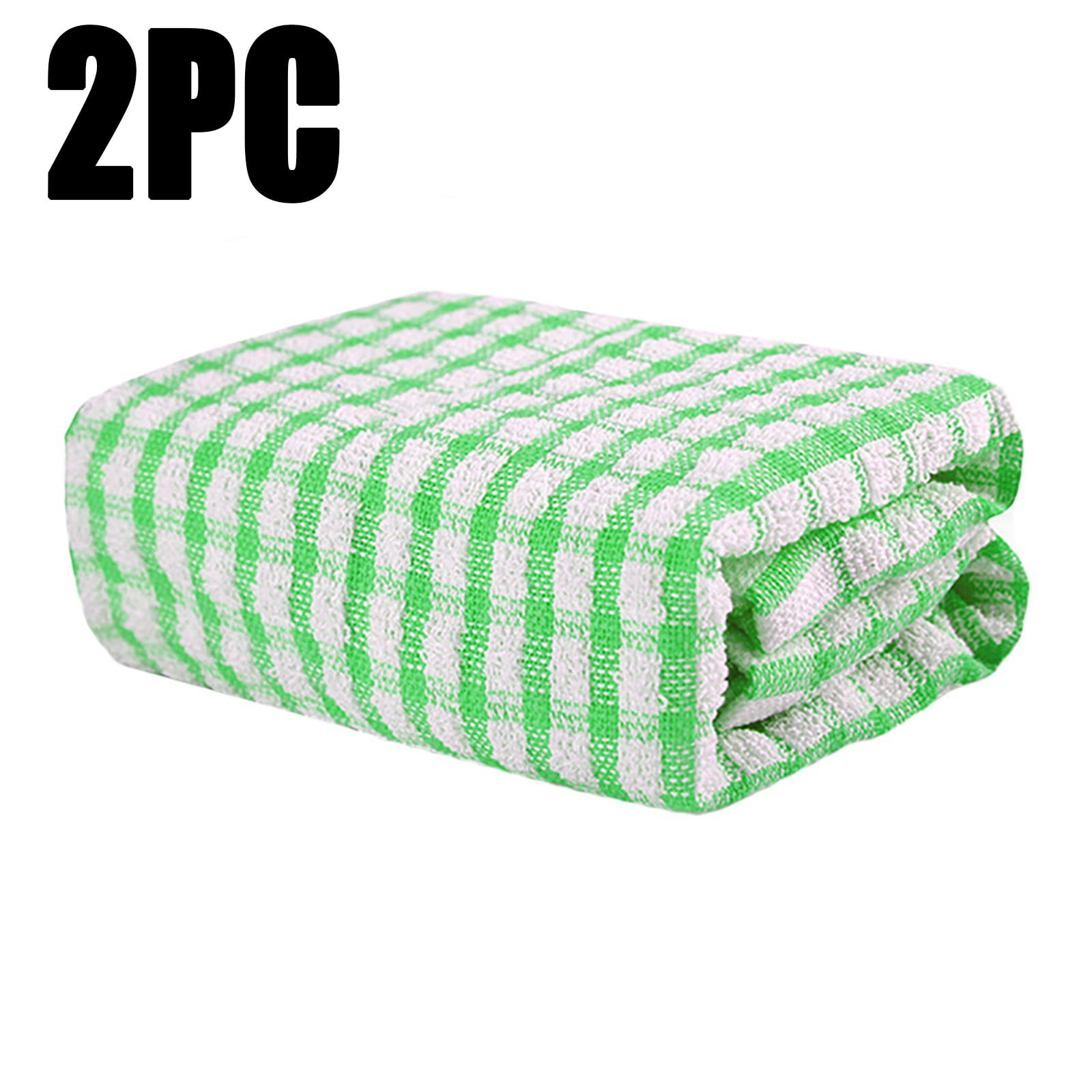 Absorbent Non Shedding Grid Patterned Towel for Kitchen Use - Walmart.com