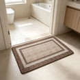 Absorbent Non-Slip Bathroom Rug - Stain-Resistant Clean Floor Mat ...
