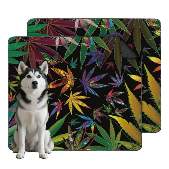 Absorbent Reusable Pee Pads Featuring Botanical Illustrations, Washable ...