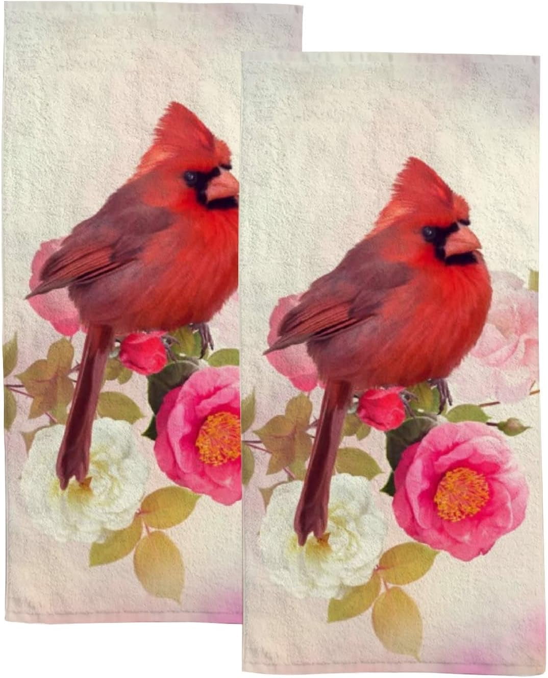 Absorbent Soft Hand Fingertip Towels, 2 Pcs Face Bath Towels Set ...