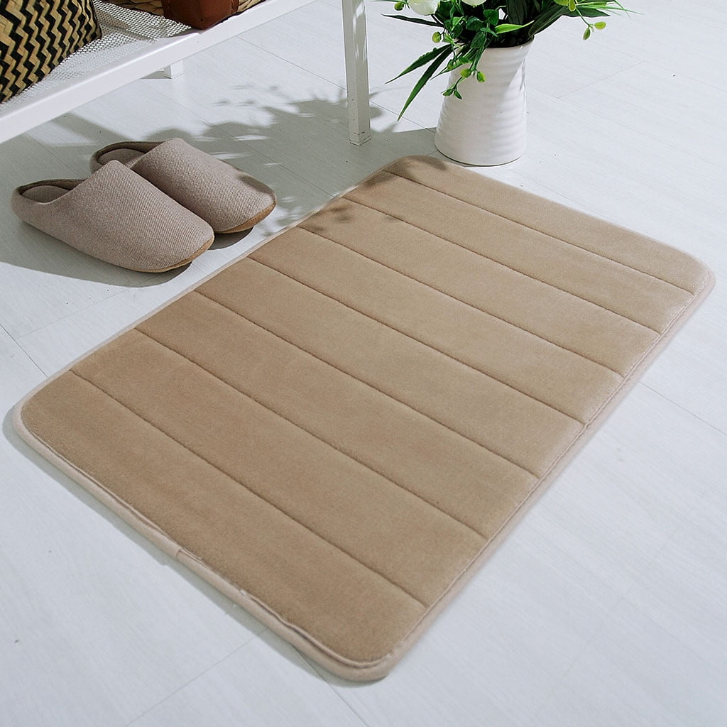 Absorbent Soft Memory Foam Mat, Bath Mat For Tub Slips Resistant ...