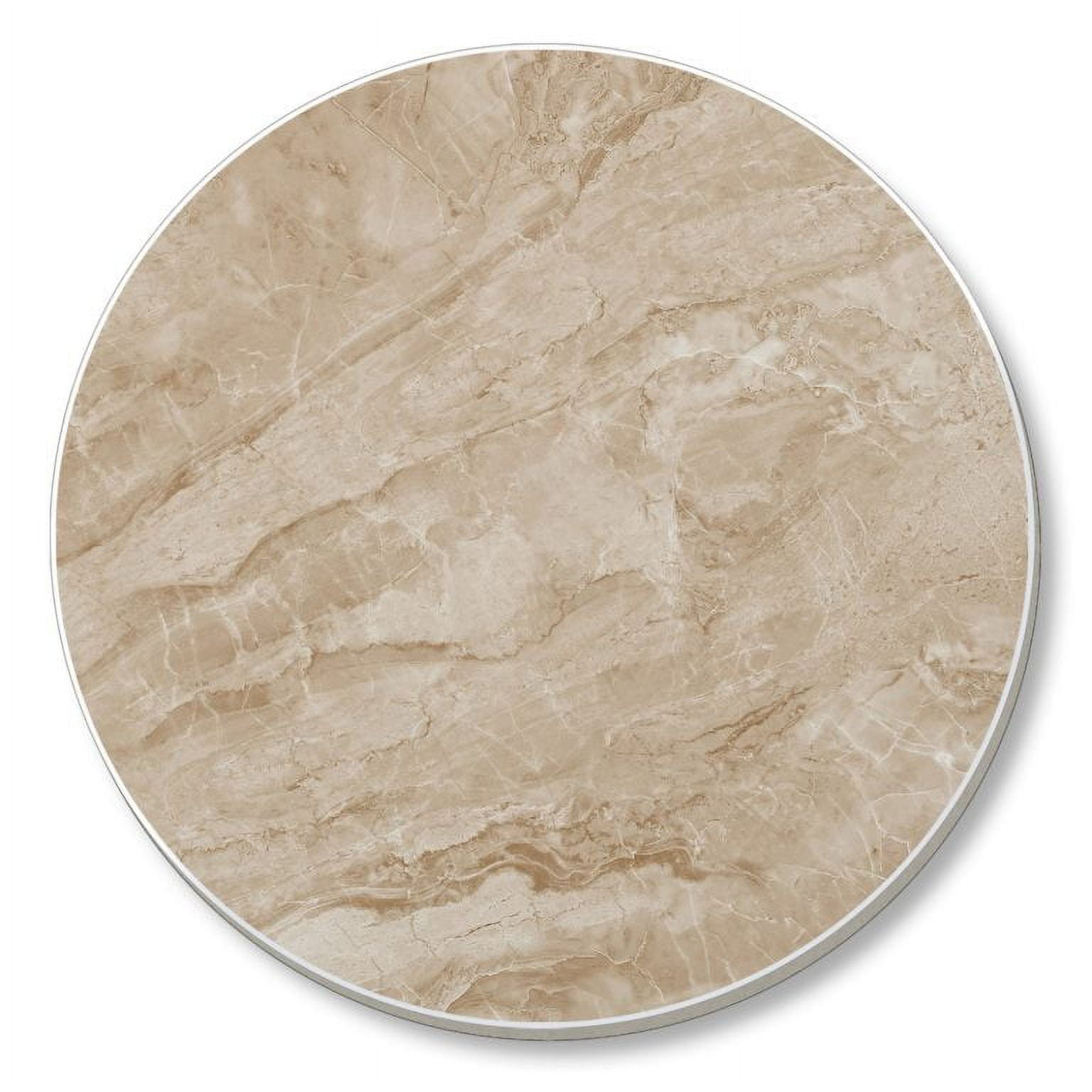Absorbent Stone Beverage Coasters - Set of 4 - Taupe Marble - Walmart.com