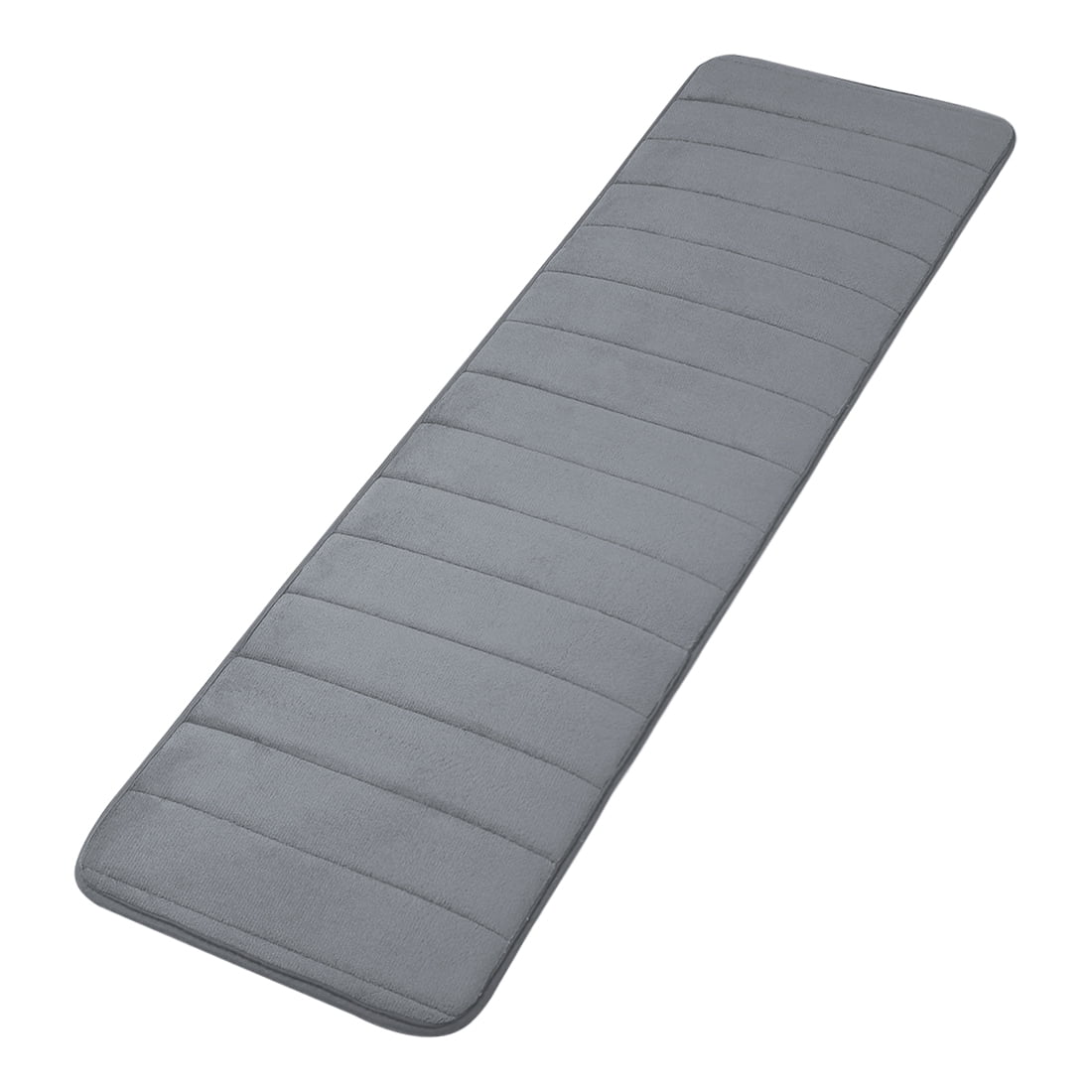 "REGALWOVEN Striped Large Memory Foam Bath Mat, Fast Dry, Absorbent ...