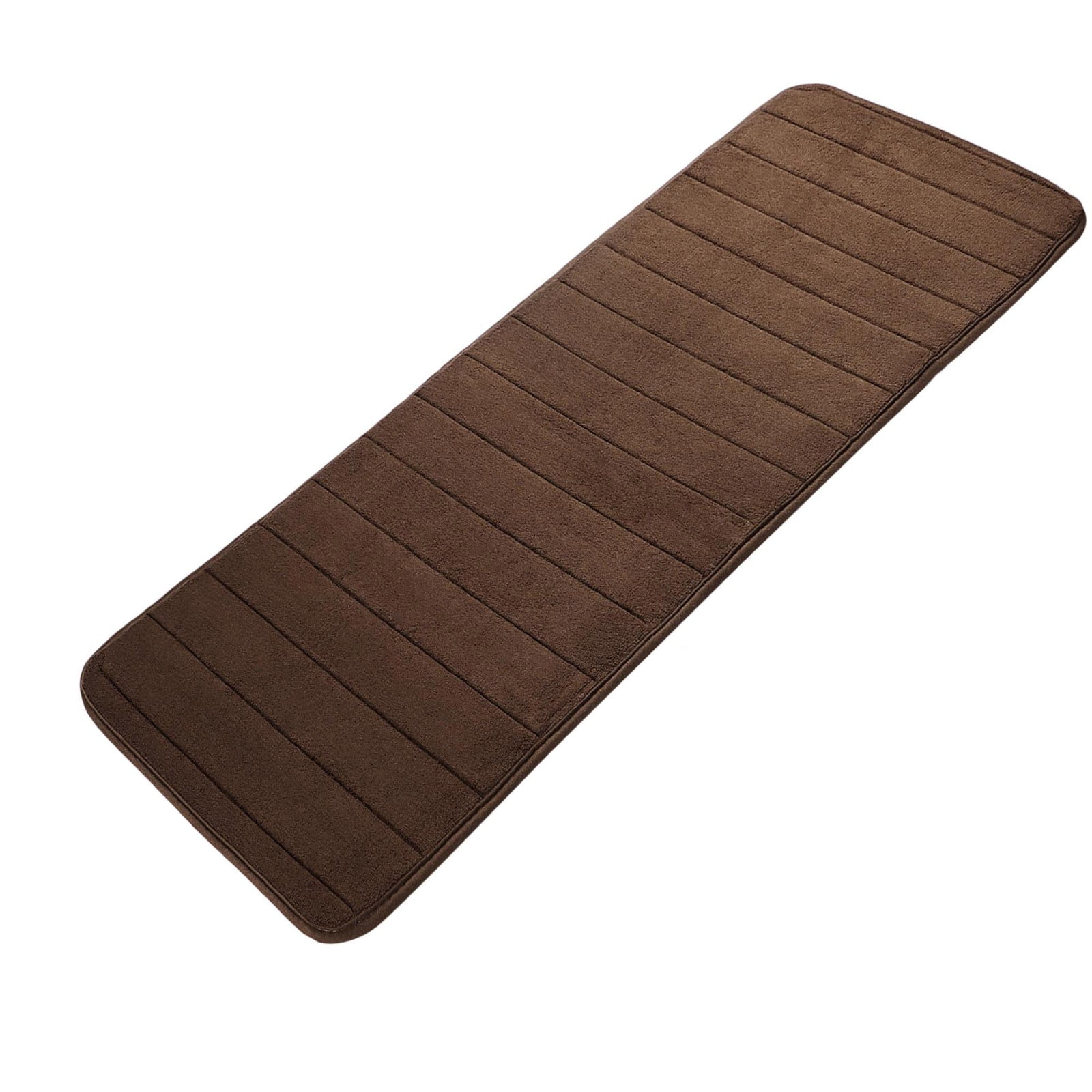 Absorbent Striped Memory Foam Bathroom Rug For Quick Drying And Comfort ...