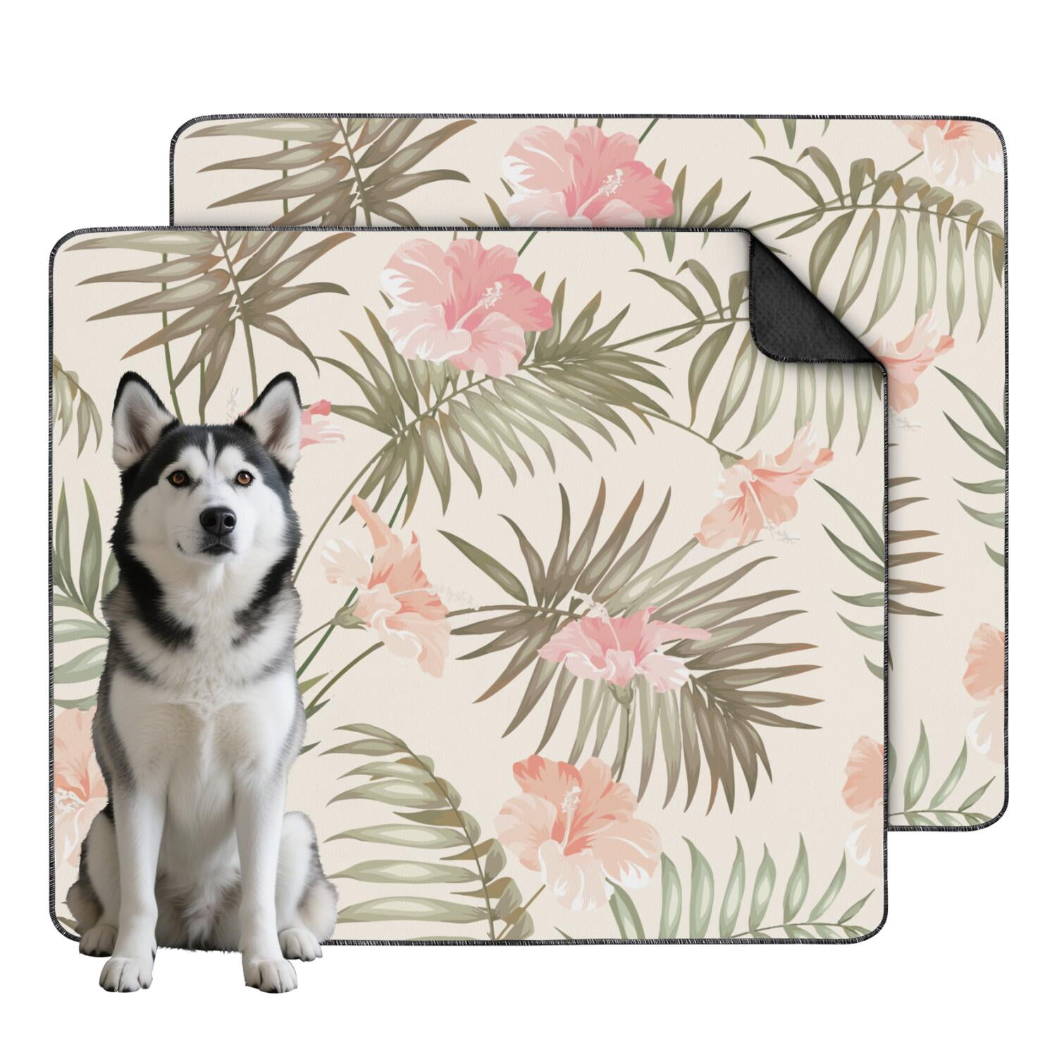 Absorbent and Washable Dog Pee Pads for Home, Durable Stitching Around ...