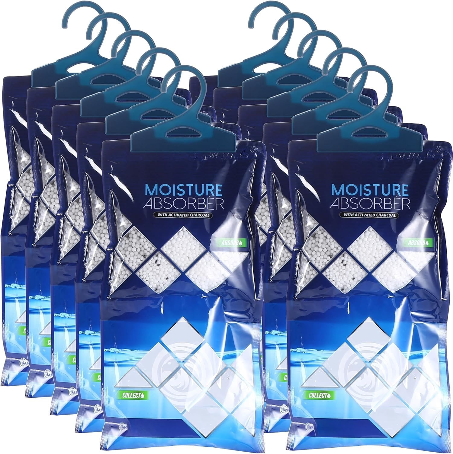 Absorber Activated Charcoal 10.6 oz/300g | Absorbing Bags for Bathroom ...