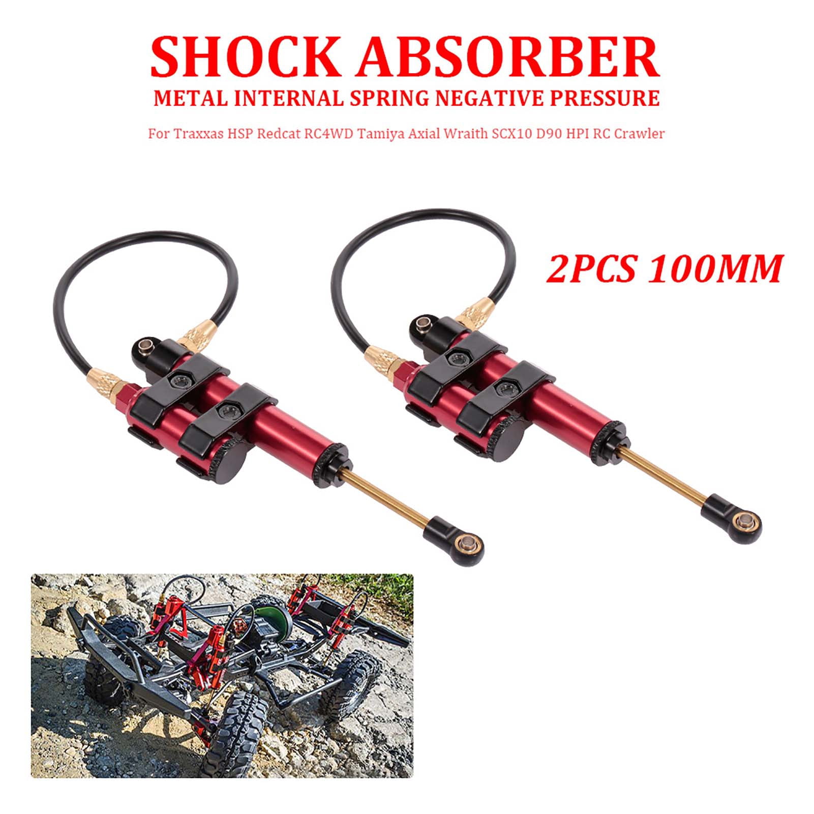 Absorber,Metal Redcat Wraith Absorber 100mm Metal Wraith Scx10 D90 ...
