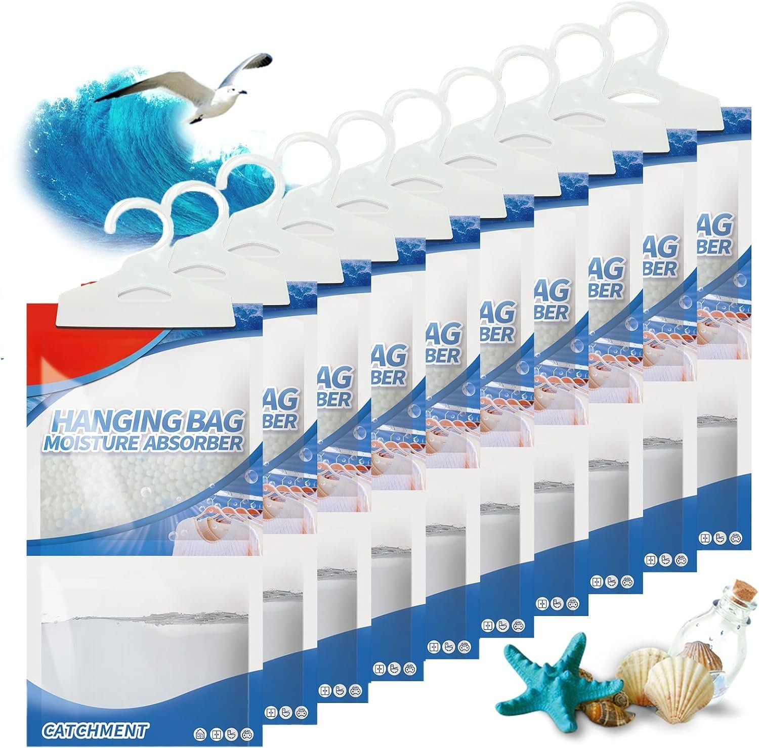 Absorbers, Closet Dehumidifier Bags, Humidity Packs, Desiccant, Closet ...