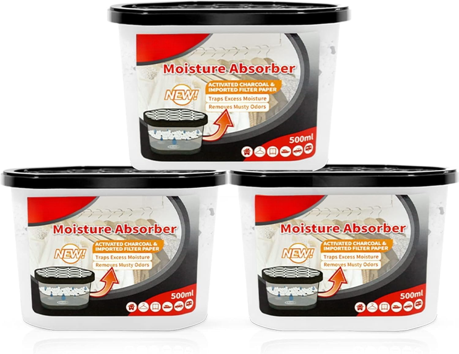 Absorbers - Dehumidifiers for Closet, Efficient Humidity Absorber Boxes ...