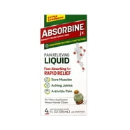 Absorbine Jr., Fast Absorbing Pain Relieving Liquid, 4oz, 2-Pack, Extra ...