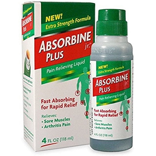 Absorbine Jr Plus - Topical Pain Relief Analgesic, Extra Strength ...