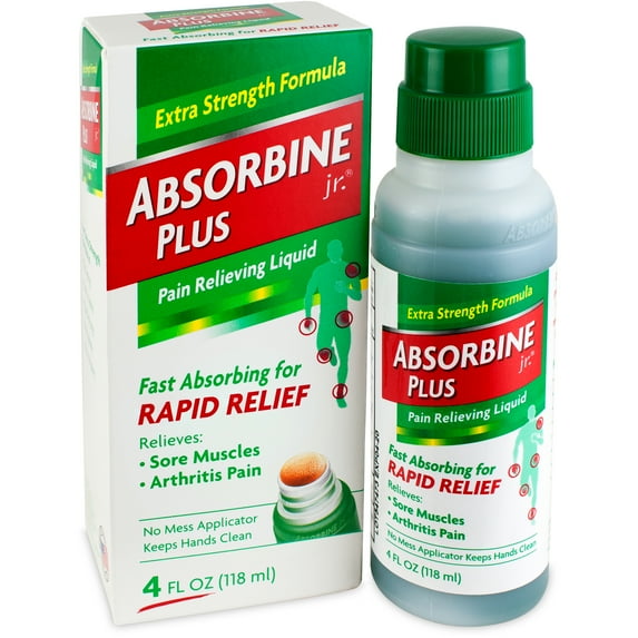 Absorbine Jr. Pain Relief Spray for Arthritis, Sore Muscles, Cramps, 4 ...
