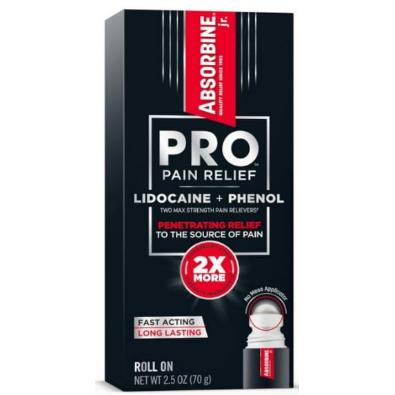 Absorbine Jr. Pro Pain Relief 2.5 oz (Pack of 2) - Walmart.com