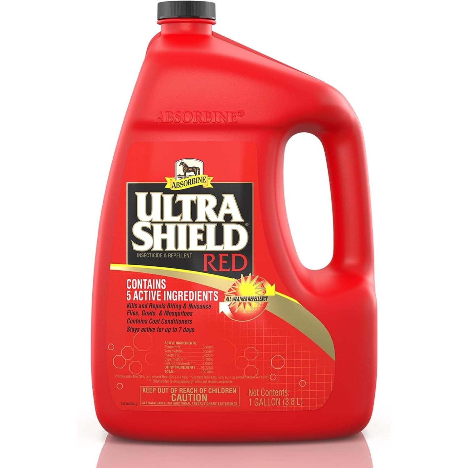 Absorbine UltraShield Red Fly Spray, Insecticide and Repellent for ...