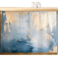 Absstract Color Block Cabinet Curtains Blue Beige Gradient Art Sink ...