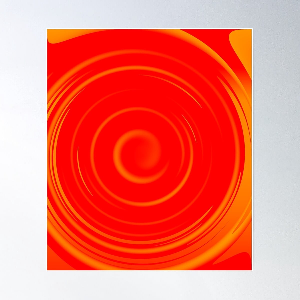 Abstarct Fire Vortex Poster Wall Art, Modern Wall Decor For Living Room ...