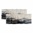 Abstract 2 Panels Kitchen Valance, Oil Painting Industry Style Fog ...