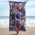 Abstract 3D Printed Microfiber Beach Bath Towel Large Quick Drying ...