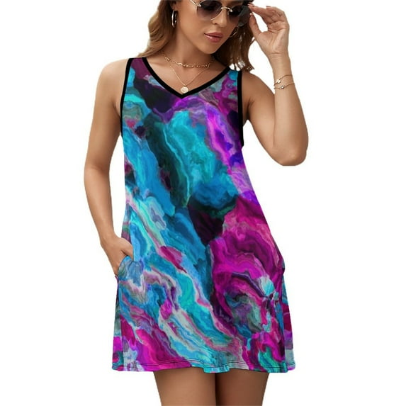 Abstract Abstract Print Pink Blue Modern Art Wall Art Art Sweet Elegant ...