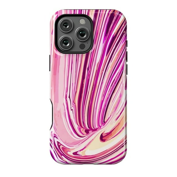 Abstract Acrylic Marble Fluid Design Watercolor iPhone Case 17 16 15 14 ...