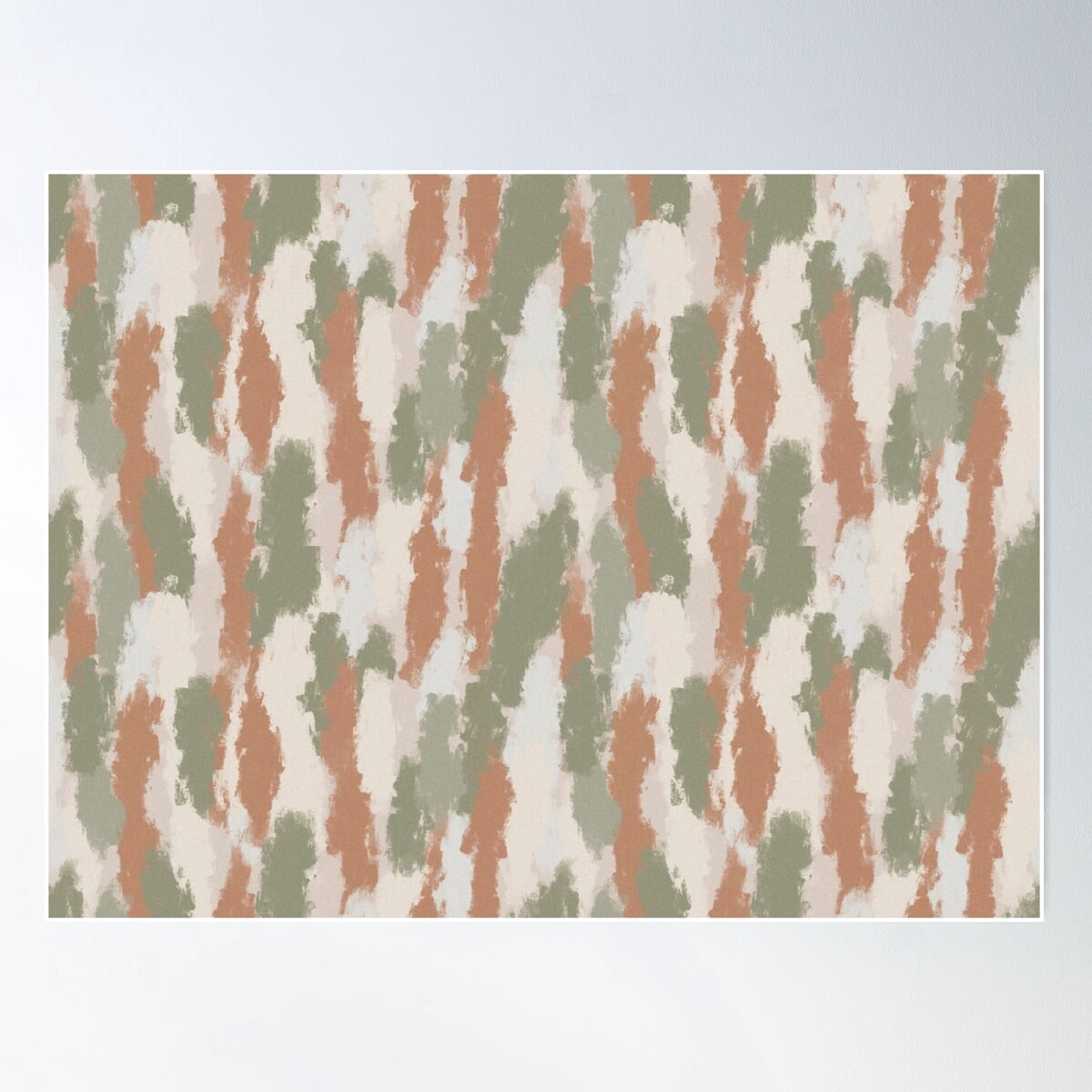 Abstract Acrylic Painting Seamless Pattern Poster Wall Art Modern Wall ...