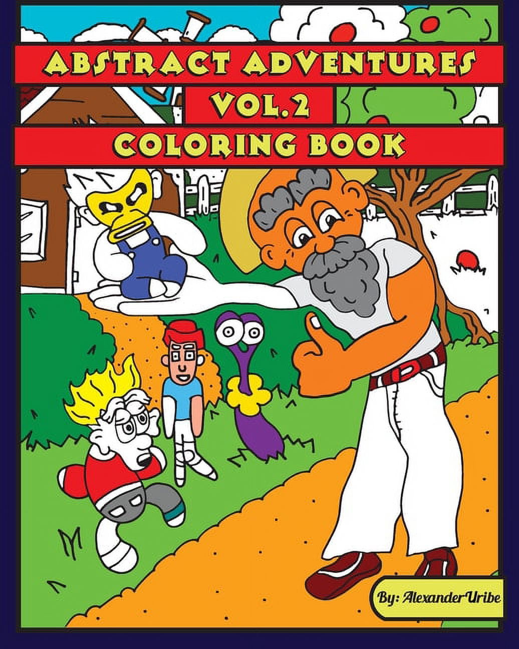 Abstract Adventures Vol 2: An Artist Coloring Book (Paperback ...