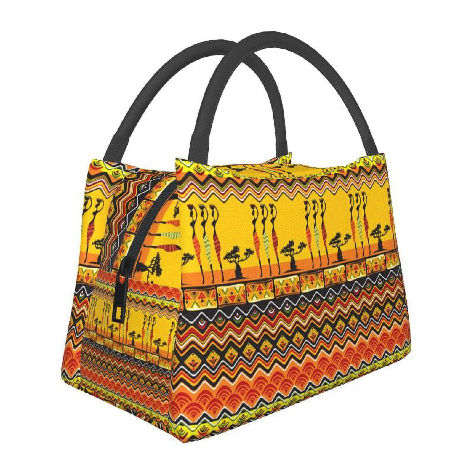 Abstract African Tribal Women Lunch Boxes Women Africa Style Cooler ...