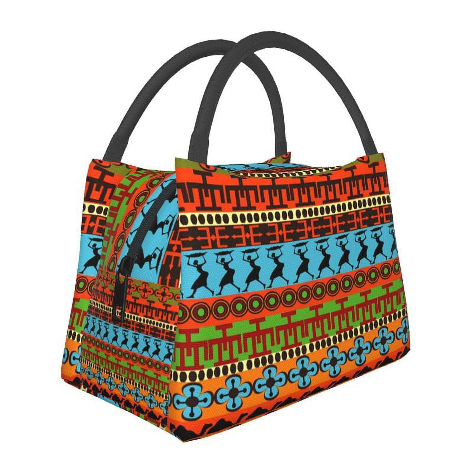 Abstract African Tribal Women Lunch Boxes Women Africa Style Cooler ...