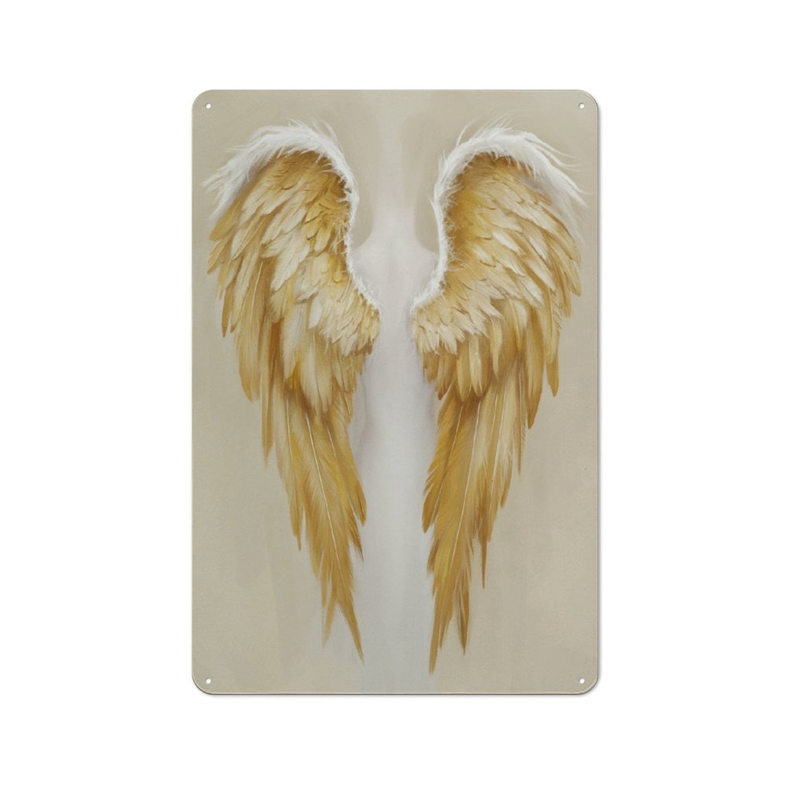 Abstract Angel Wings 2 Metal Tin Sign - Durable Aluminum Wall Art for ...