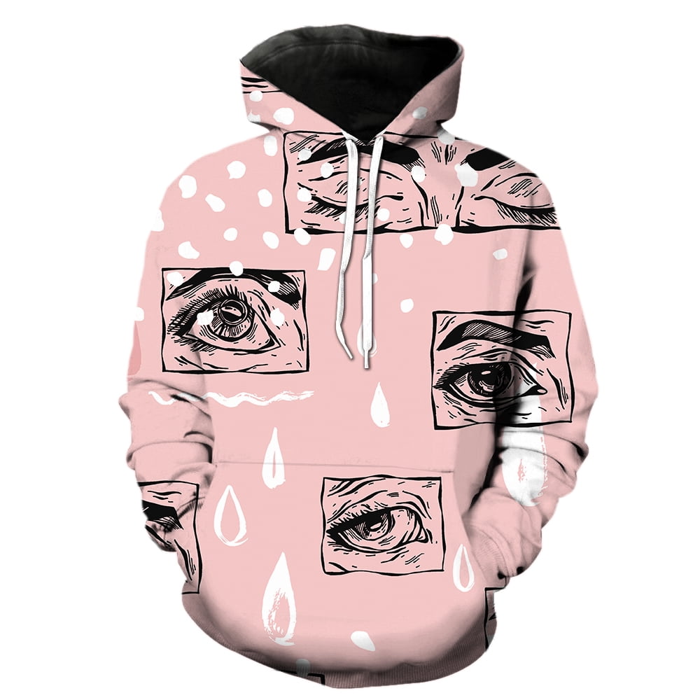 Abstract Animal Eye Men's Hoodies With Hood Jackets Pullover ...