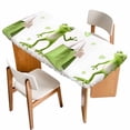 Abstract Animal Fitted Rectangle Tablecloth 24" x 36" Frog Heart ...