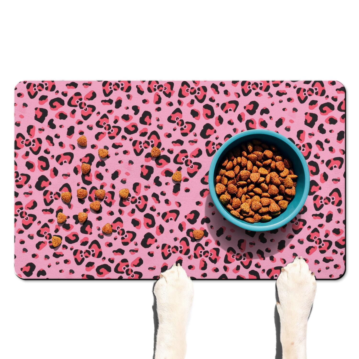 Abstract Animal Leopard Pet Mat - Fashionable Gradient Color Design ...