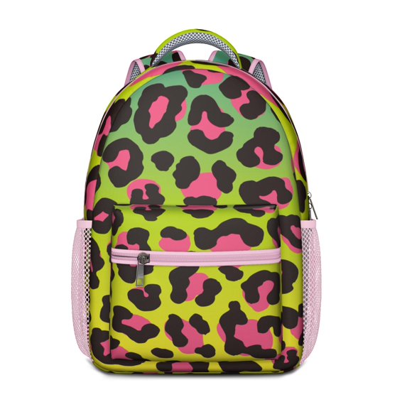 Abstract Animal Print Ergonomic Backpack - Durable & Lightweight ...