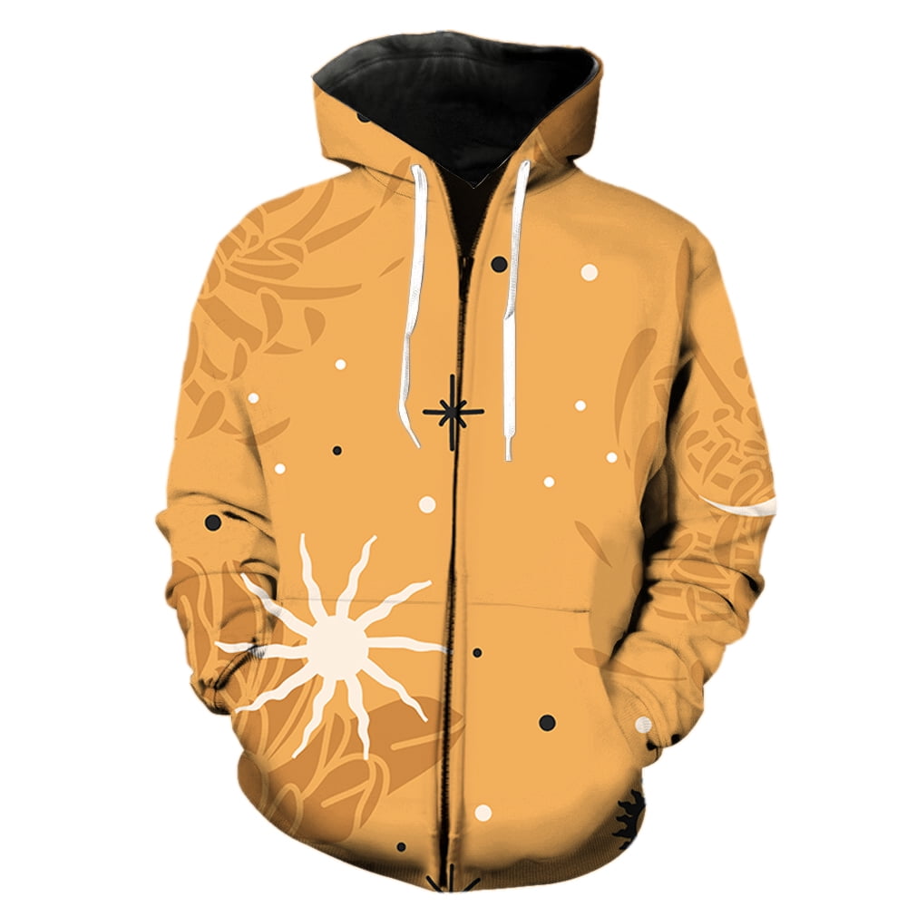 Abstract Animal Tiger Eyes Men's Zipper Hoodie Unisex 3D Printed Tops ...