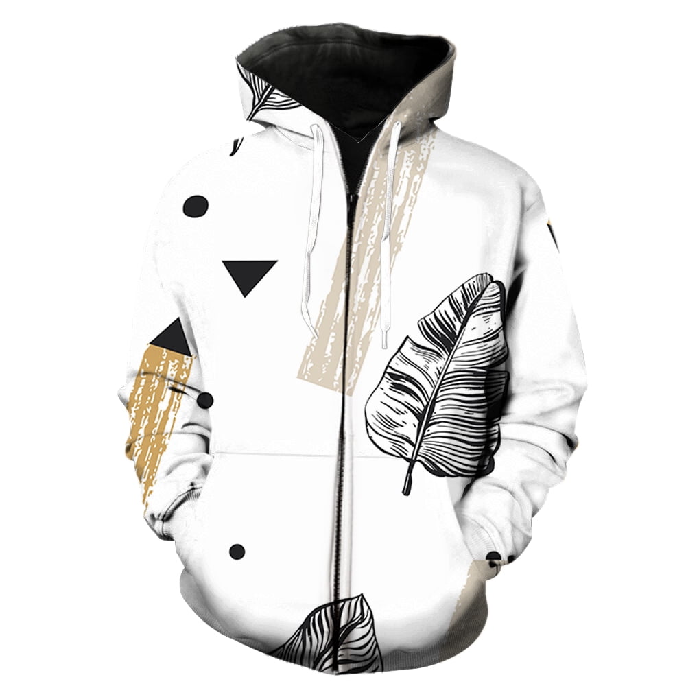 Abstract Animal Tiger Eyes Men's Zipper Hoodie Unisex 3D Printed Tops ...