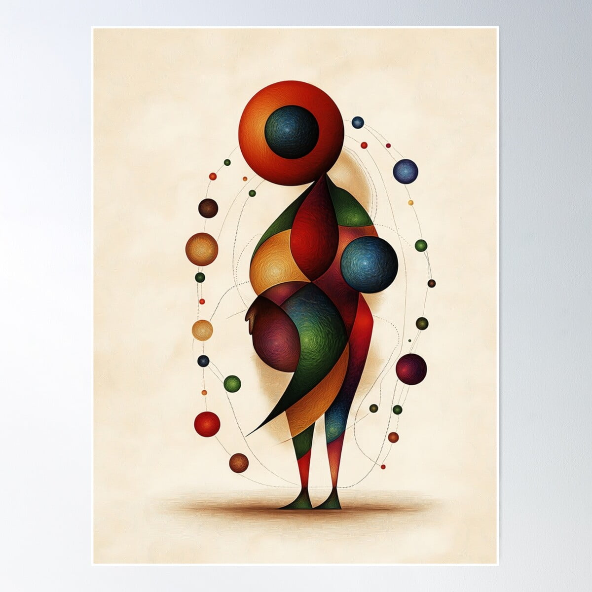 Abstract Anthropomorphic Surrealism Art Deco Ii Poster Wall Art, Modern ...