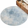 Abstract Area Rug, Vintage Blue Grey Mottled Distressed Wall Texture ...