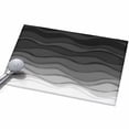 Abstract Area Rugs 2x3ft Black White Gradient Ocean Waves Floor Rug Non ...