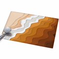 Abstract Area Rugs 2x3ft Orange Gradient Ocean Beach Waves Floor Rug ...