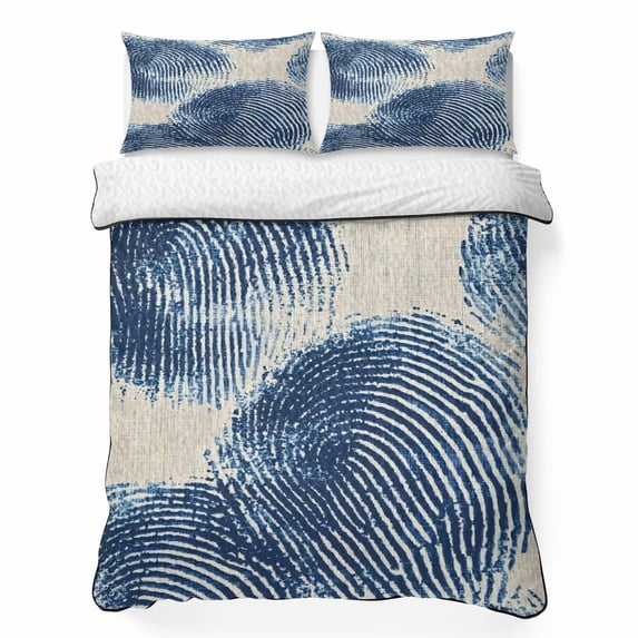 Abstract Art 3 Piece Quilt Bedding Set with 2 Pillow Shams ...