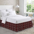 Abstract Art Bed Skirt California King Size 18 Inch Drop, Modern ...