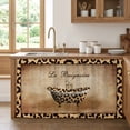 Abstract Art Cabinet Curtains 28" W x 51" L Leopard Bathtub Le ...