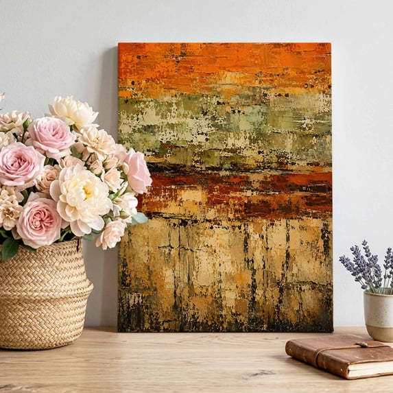 Abstract Art Canvas Wall Art Framed Wall Decor for Living Room Bedroom ...