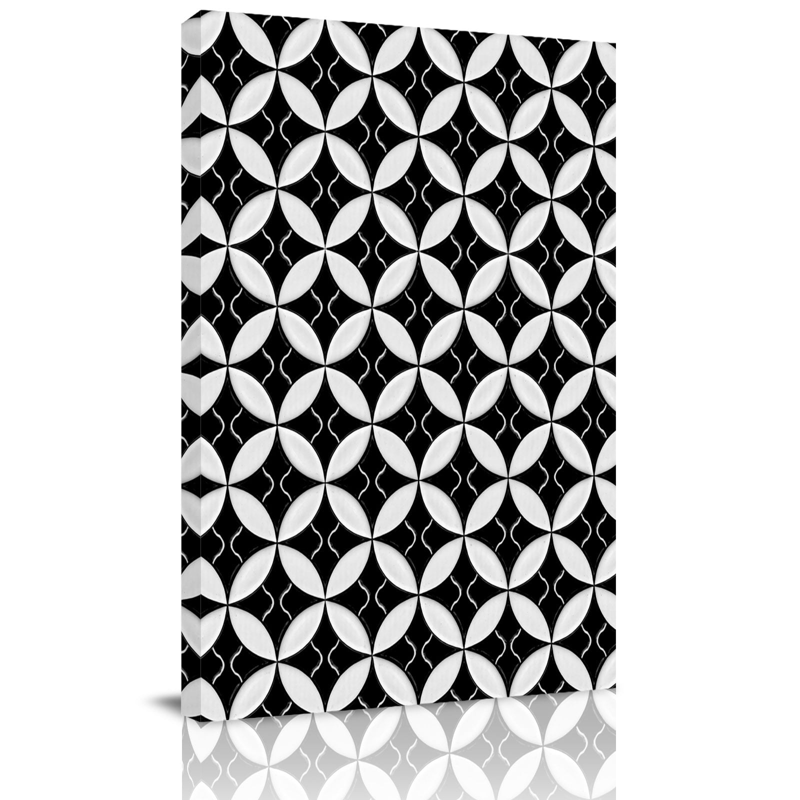 Abstract Art Canvas Wall Art for Living Room, Geometric Medieval ...