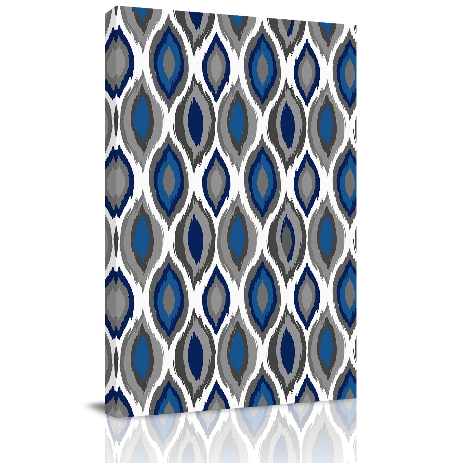 Abstract Art Canvas Wall Art for Living Room, Modern Diamond Patterns ...