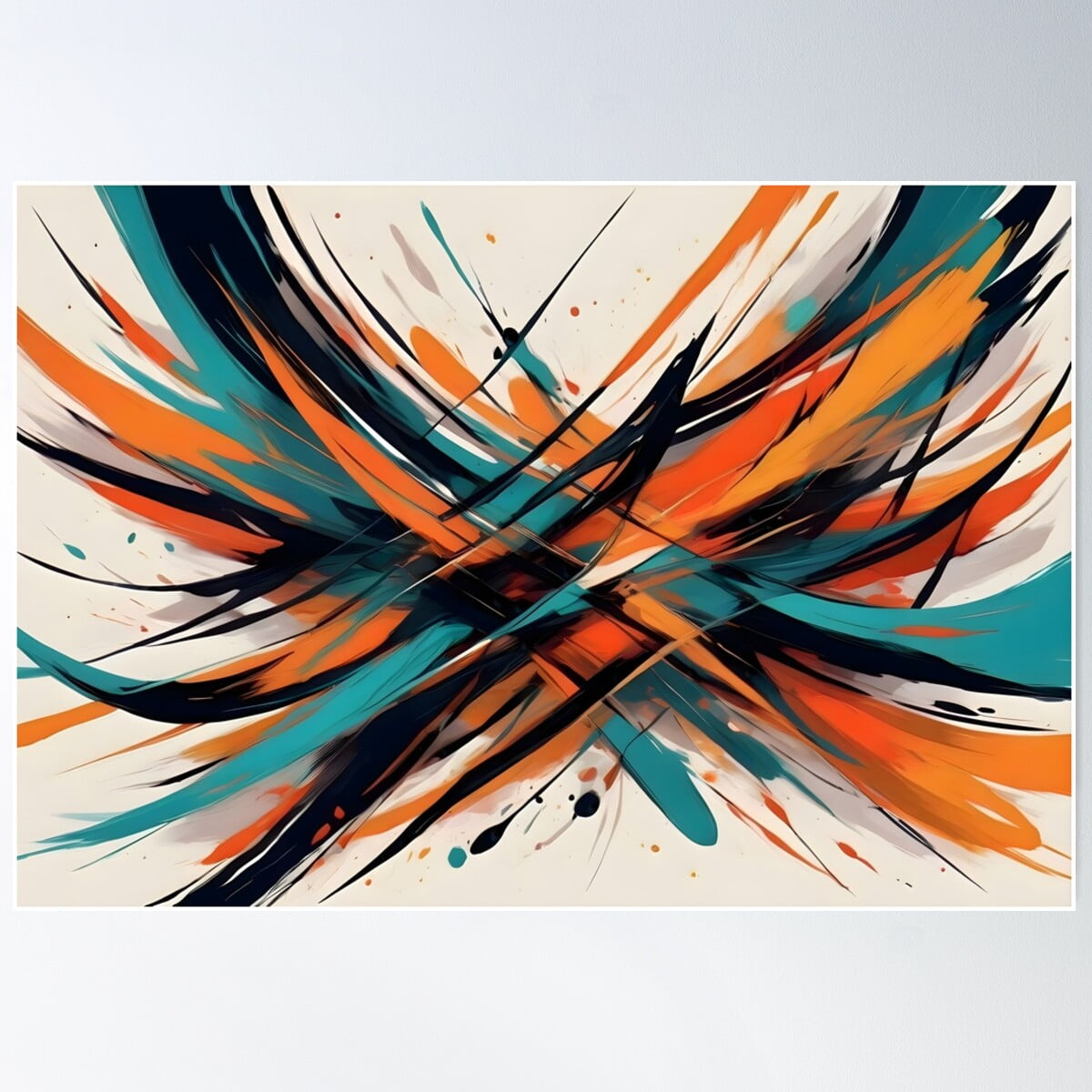 Abstract Art Design Poster Wall Art Bedroom Wall Art Home Decor Office ...