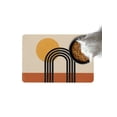 Abstract Art Doormat Non Slip Diatomaceous Earth Door Mat Absorbent ...
